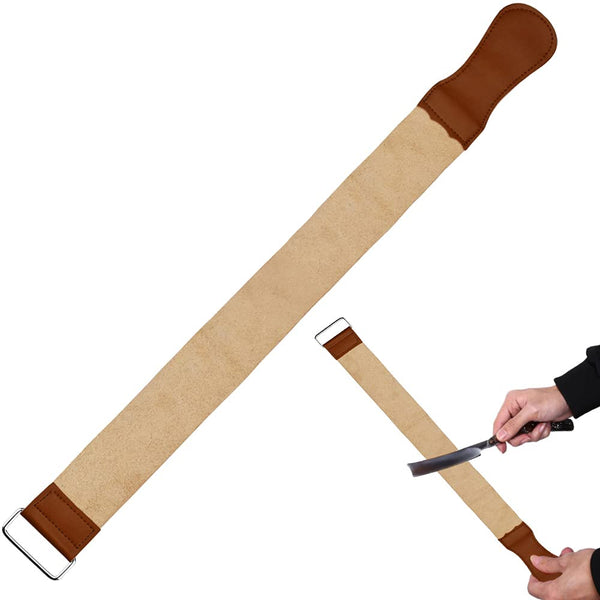 Large Leather Strop for sharpening Razors and Knife Blades - kit Bag ...