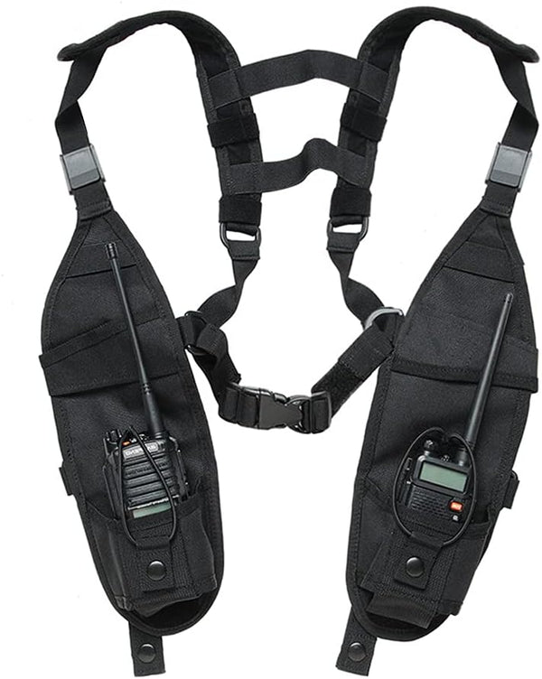 RECON GS2U Dual Genuine VECTOR Universal Size Radio Shoulder Holster ...