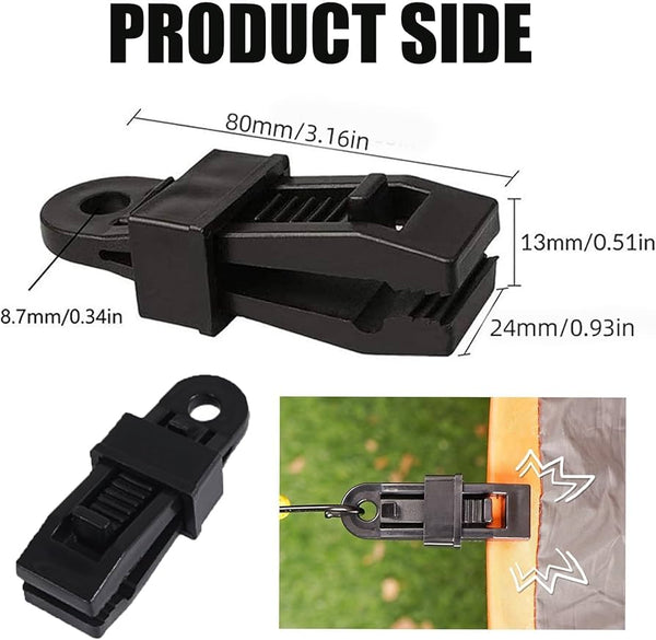 RECON GS2 Adjustable Heavy Duty Lock Grip for Camping Tent, Tarp Hooch ...