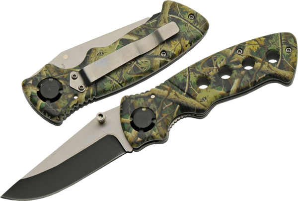 Rite Edge CAMO Folding 76mm Blade Length 3cr13 Stainless Steel Knife ...