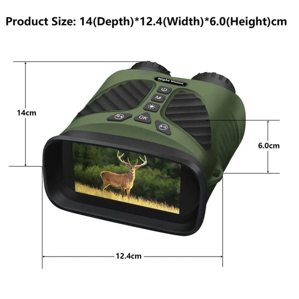 RECON GS2 DT390 Digital IR Night Vision binoculars 8X Digital Zoom with ...