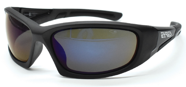 Eyres Tactical Bercy Matt Black Frame Polarised Blue Mirror Lens- kit ...