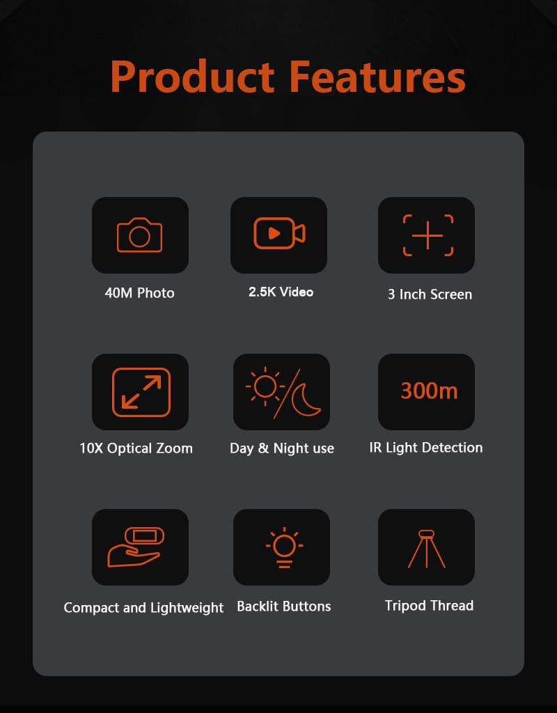 GS2U RECON DT190 Digital Night Vision Monocular with photo and video ...