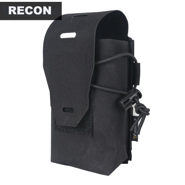 Laser Cut Carbon Fibre 5.56 Black Magazine MOLLE Pouches - Kit Bag Perth