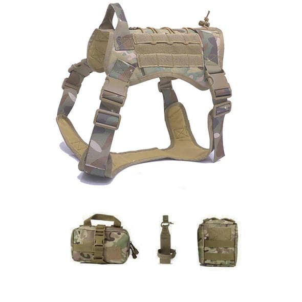 RECON GS2 K9 Tactical Harness 5 Piece Set Set - Kit Bag