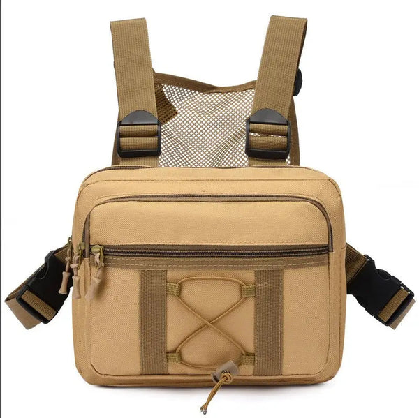 RECON GS2 Tactical Chest Pouch with harness - Kit Bag Peth