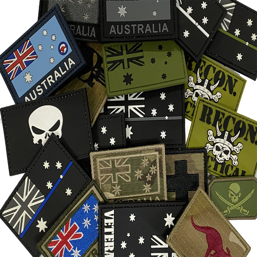 ANF Australian Flag Patches, Shoulder Flashes kit bag Perth - Kit Bag