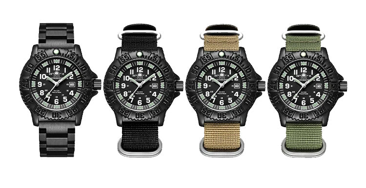 RECON GS2U Tactical Rotatable Bezel Watch with NATO Band - Kit Bag Perth