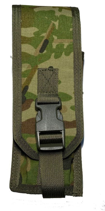 RECON AMC Camo & Black Tall Folding Saw MOLLE Pouches - Kit Bag Perth