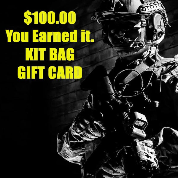 RECON Kit Bag Gift Cards "You Earned it" - kit bag Perth