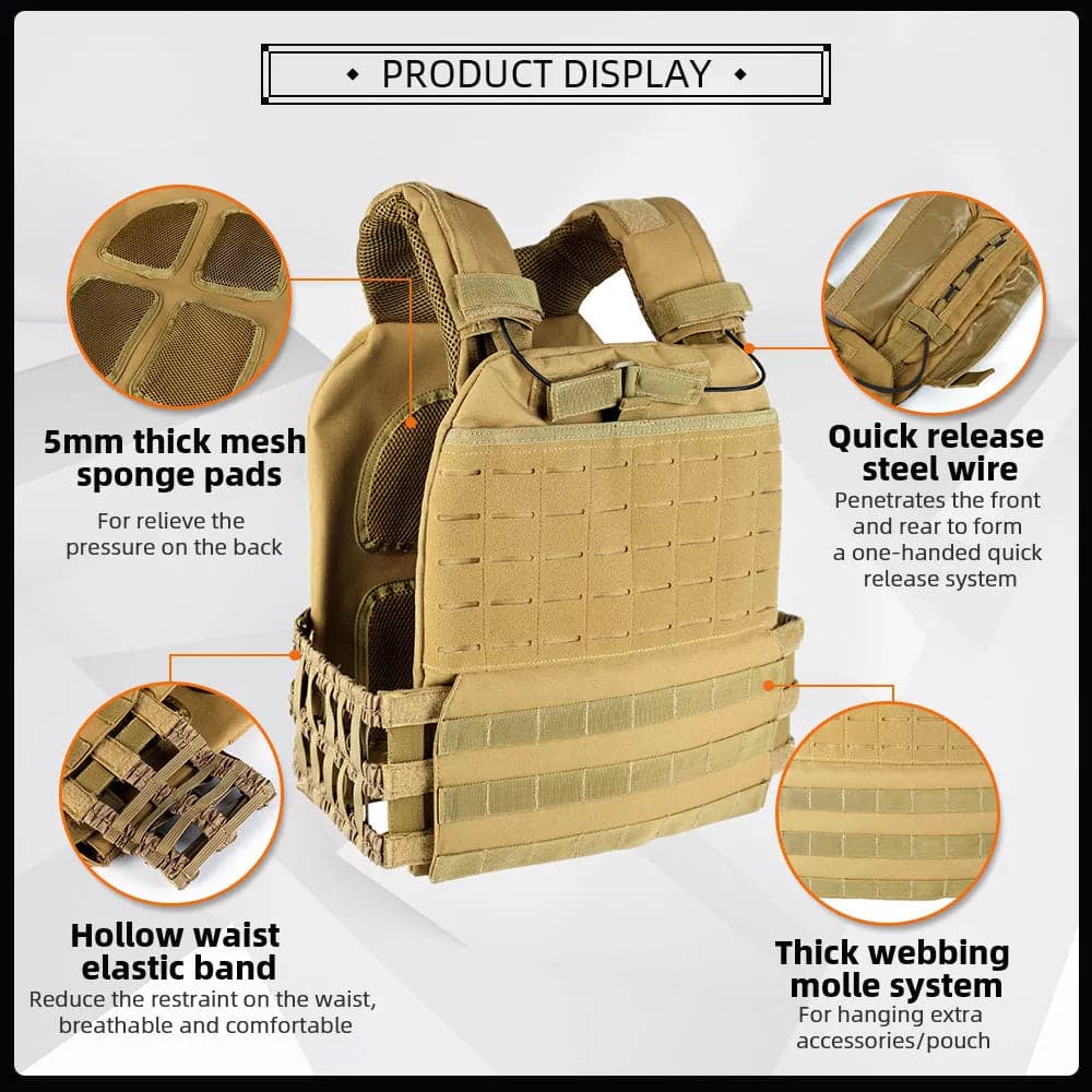 Genuine M22 GS2 RECON MOLLE Plate Laser Carrier assault Vests- Kit Bag ...
