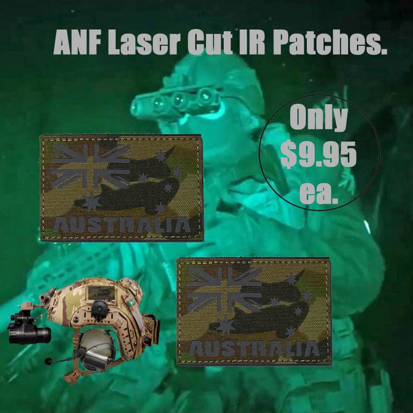 ANF Australian Flag Patches, Shoulder Flashes kit bag Perth - Kit Bag