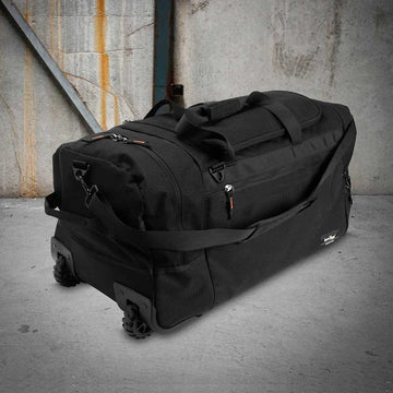 Rugged X Wheeled Blacked out Gear Monster Go Bag 103L - Kit Bag Perth