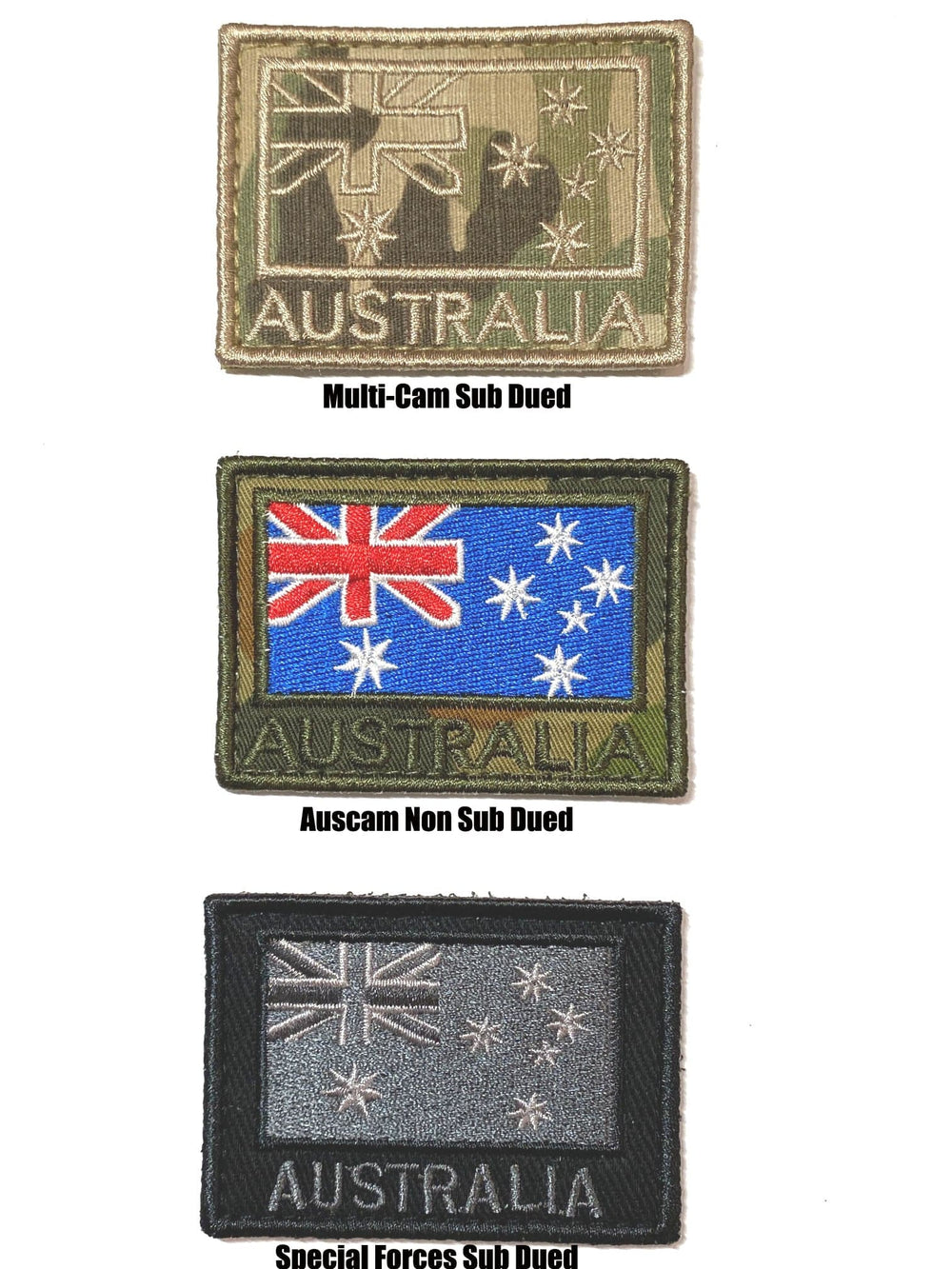 ANF Australian Flag Patches, Shoulder Flashes kit bag Perth - Kit Bag