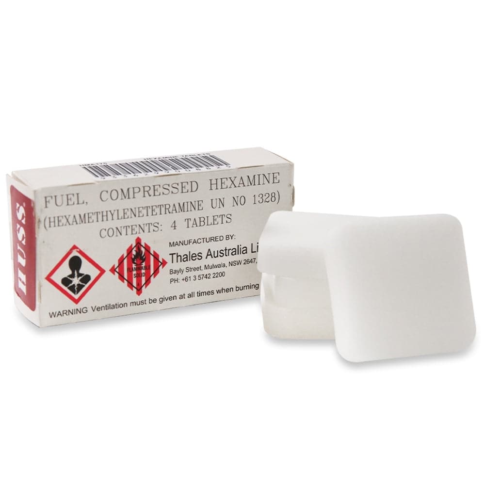 Genuine issue hexamine solid fuel tablets for cooking outdoors - KIT ...