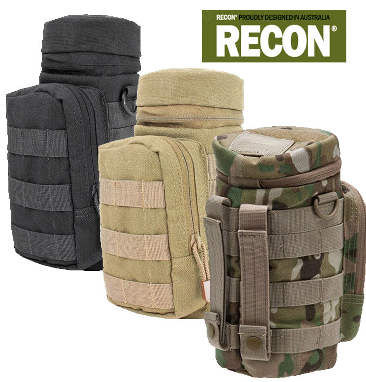 RECON Water Bottle Hydration Pouch MOLLE Tactical H2O Pouch - kit bag ...